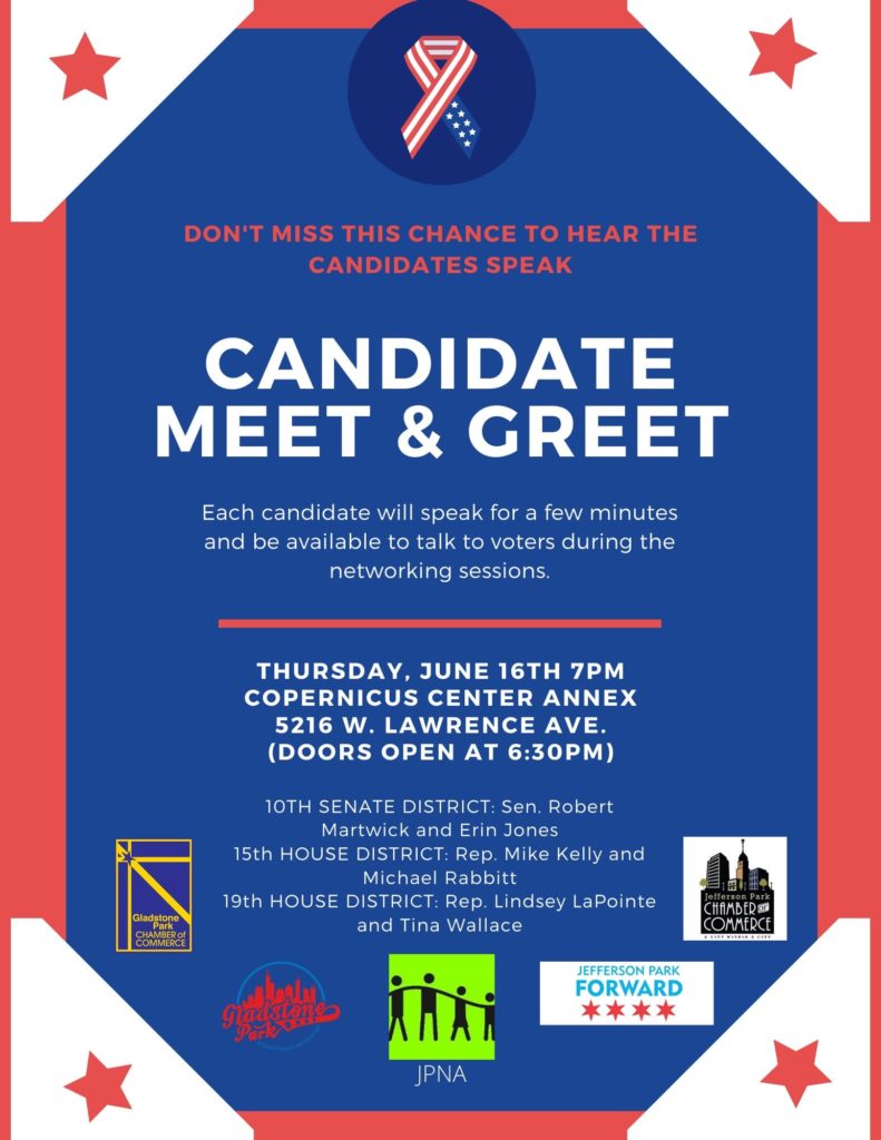 Candidate Meet & Greet - Jefferson Park Forward